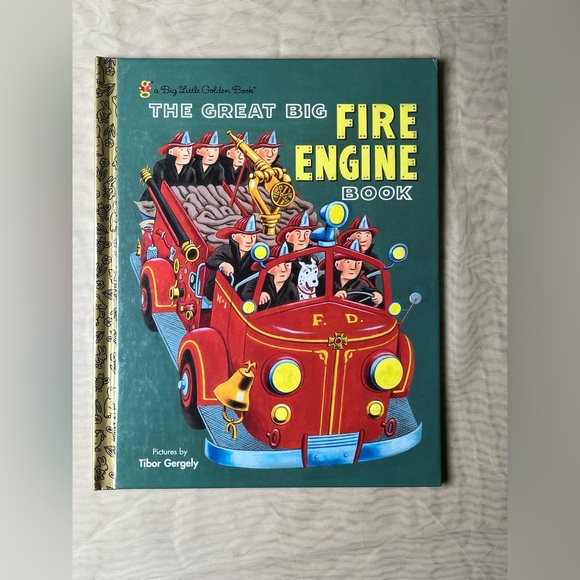 Toys | Vintage A Little Golden Book The Fire Engine Book | Poshmark